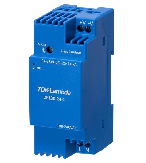 TDK Lambda Zasilacz TDK DC 24V 1,25A, DIN | PSU-241-2-01 / DRL30-24-1 ...